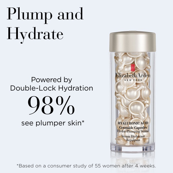 Elizabeth Arden "Plumped and Perfect" Hyaluronic Acid Ceramide Capsules ...