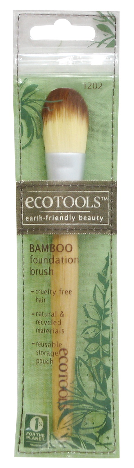 EcoTools Bamboo Flat Foundation Brush - thefragrancecounter.co.uk