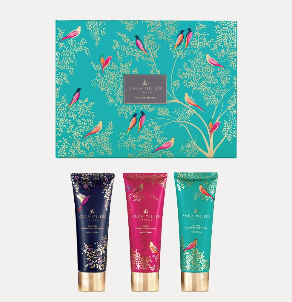 Sara Miller Hand Cream Collection 3 x 90ml - thefragrancecounter.co.uk