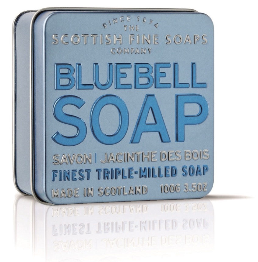 Scottish Fine Soaps Bluebell Soap Tin 100g Uk