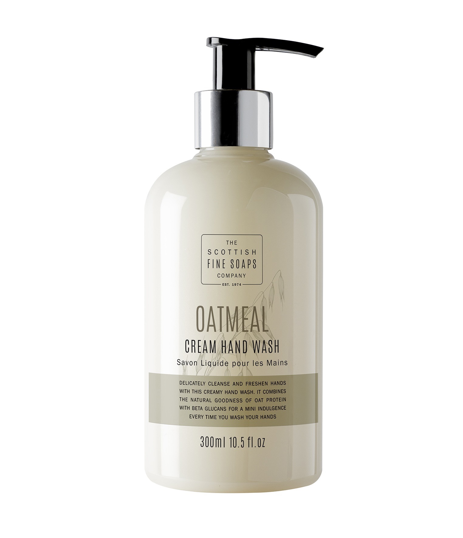 Scottish Fine Soaps Oatmeal Cream Hand Wash Pump Bottle 300ml ...