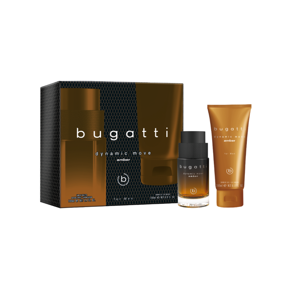 Buy Bugatti Dynamic Move Amber Gift Set 100ml Online