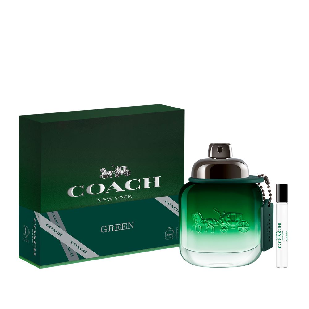 Coach Green EDT 60ml Gift Set - thefragrancecounter.co.uk