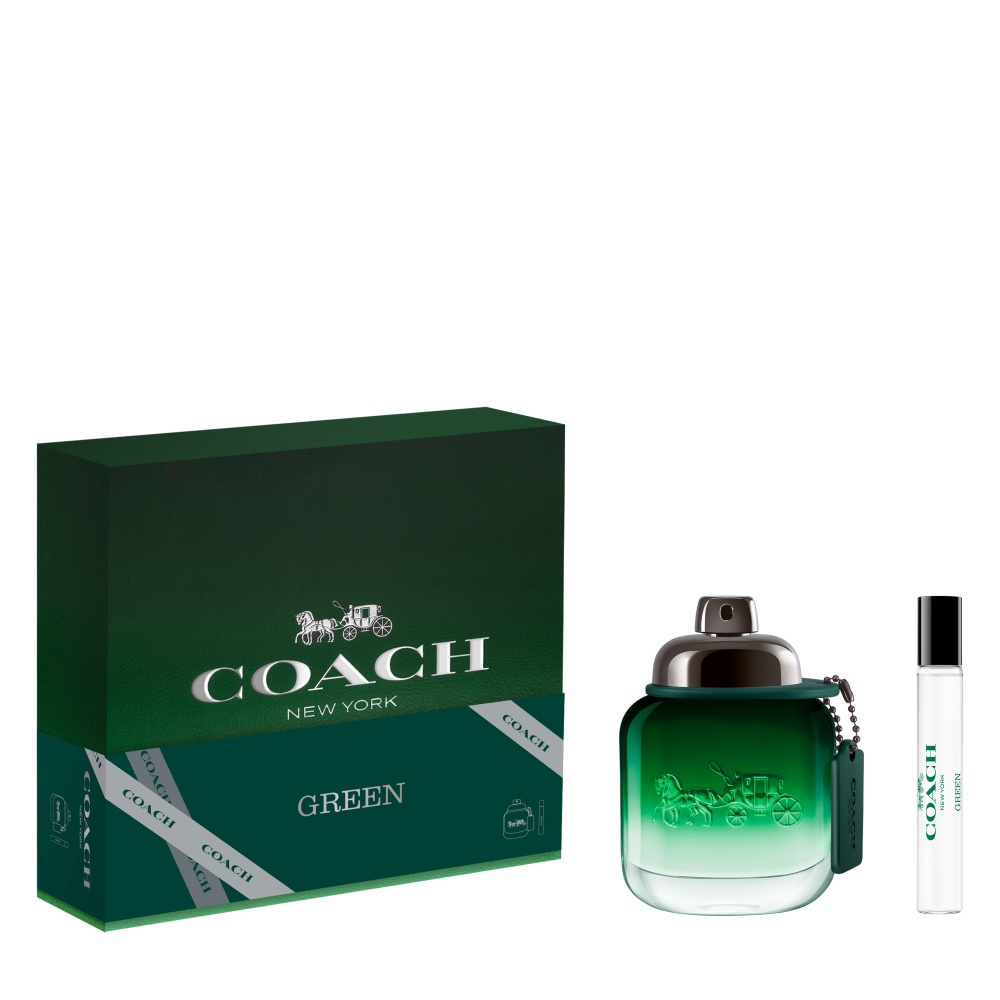 Coach Green EDT 60ml Gift Set - thefragrancecounter.co.uk