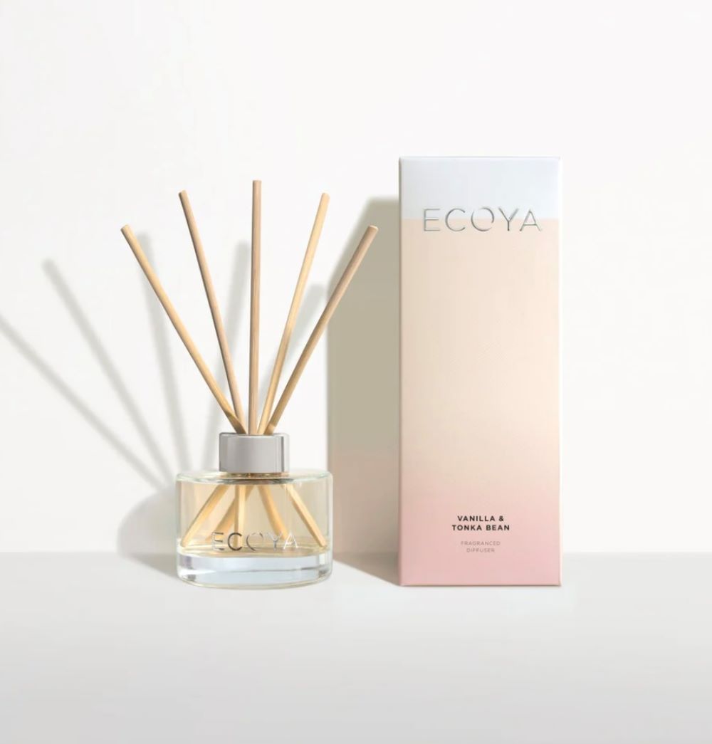 Ecoya Vanilla and Tonka Bean Mini Reed Diffuser 50ml ...