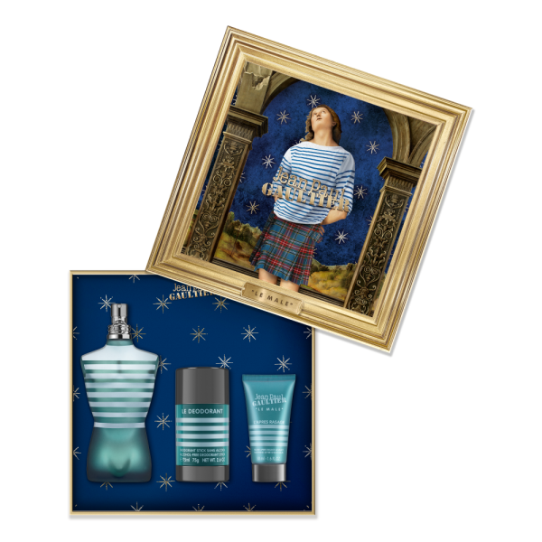 Jean Paul Gaultier Le Male 125ml Gift Set - thefragrancecounter.co.uk