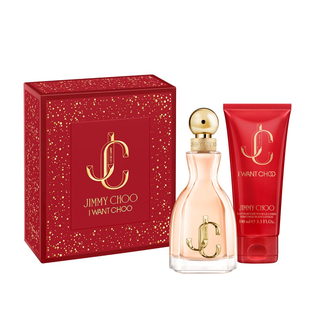 Jimmy Choo I Want Choo EDP 60ml Gift Set - thefragrancecounter.co.uk