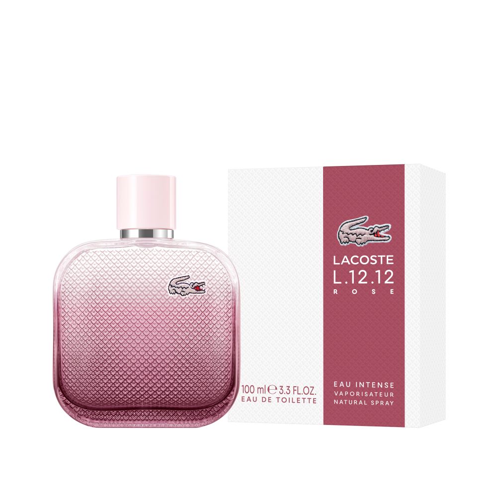 Lacoste L.12.12 ROSE EAU INTENSE EDT 100ml - thefragrancecounter.co.uk