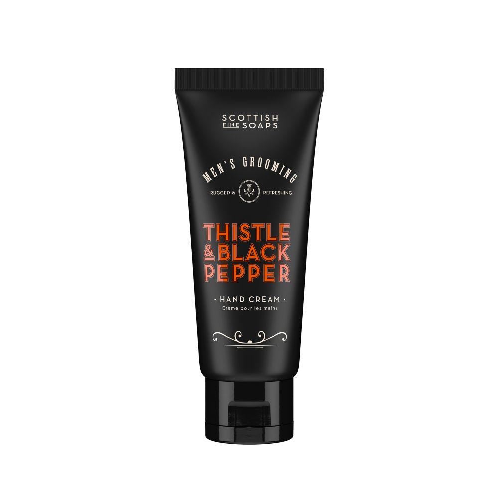 Scottish Fine Soaps Thistle & Black Pepper Hand Cream 100ml ...