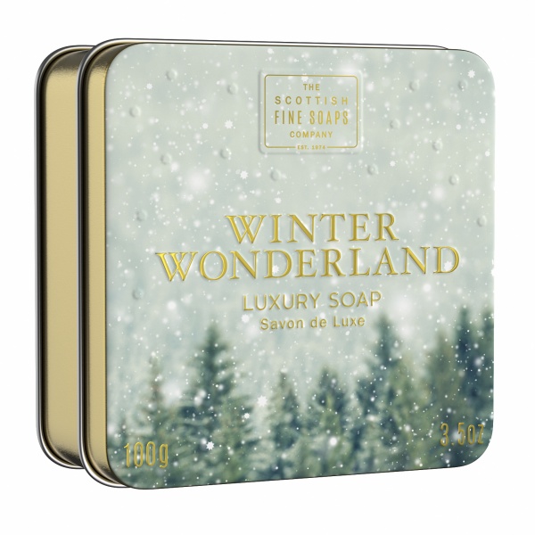 Scottish Fine Soaps Winter Wonderland Soap In a Tin 100g ...
