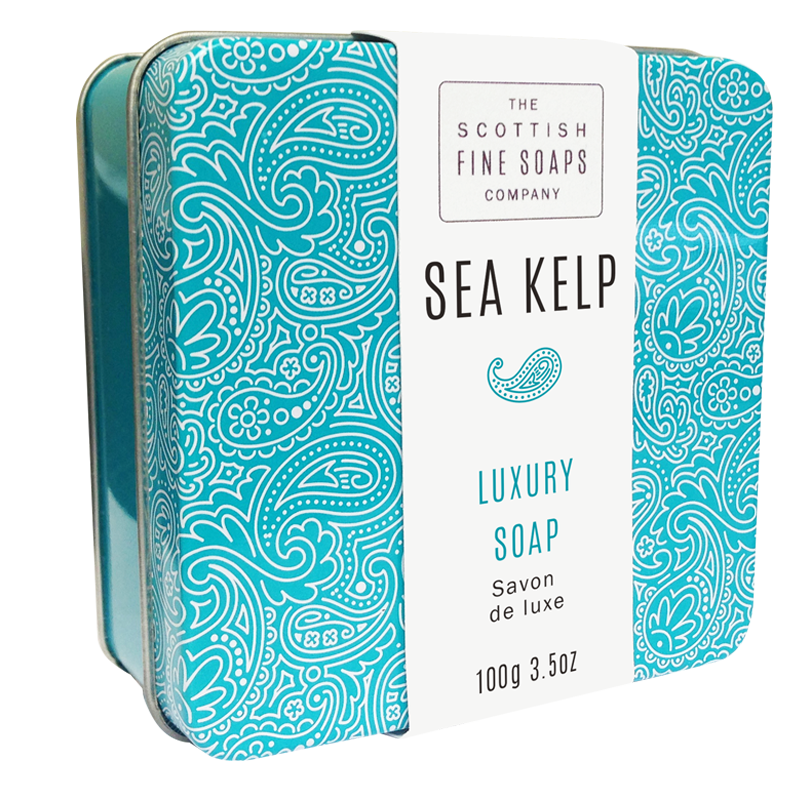 Scottish Fine Soaps Sea Kelp Soap In A Tin 100g - thefragrancecounter.co.uk