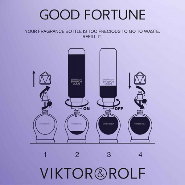 Viktor & Rolf Good Fortune EDP 100ml Refill - thefragrancecounter.co.uk