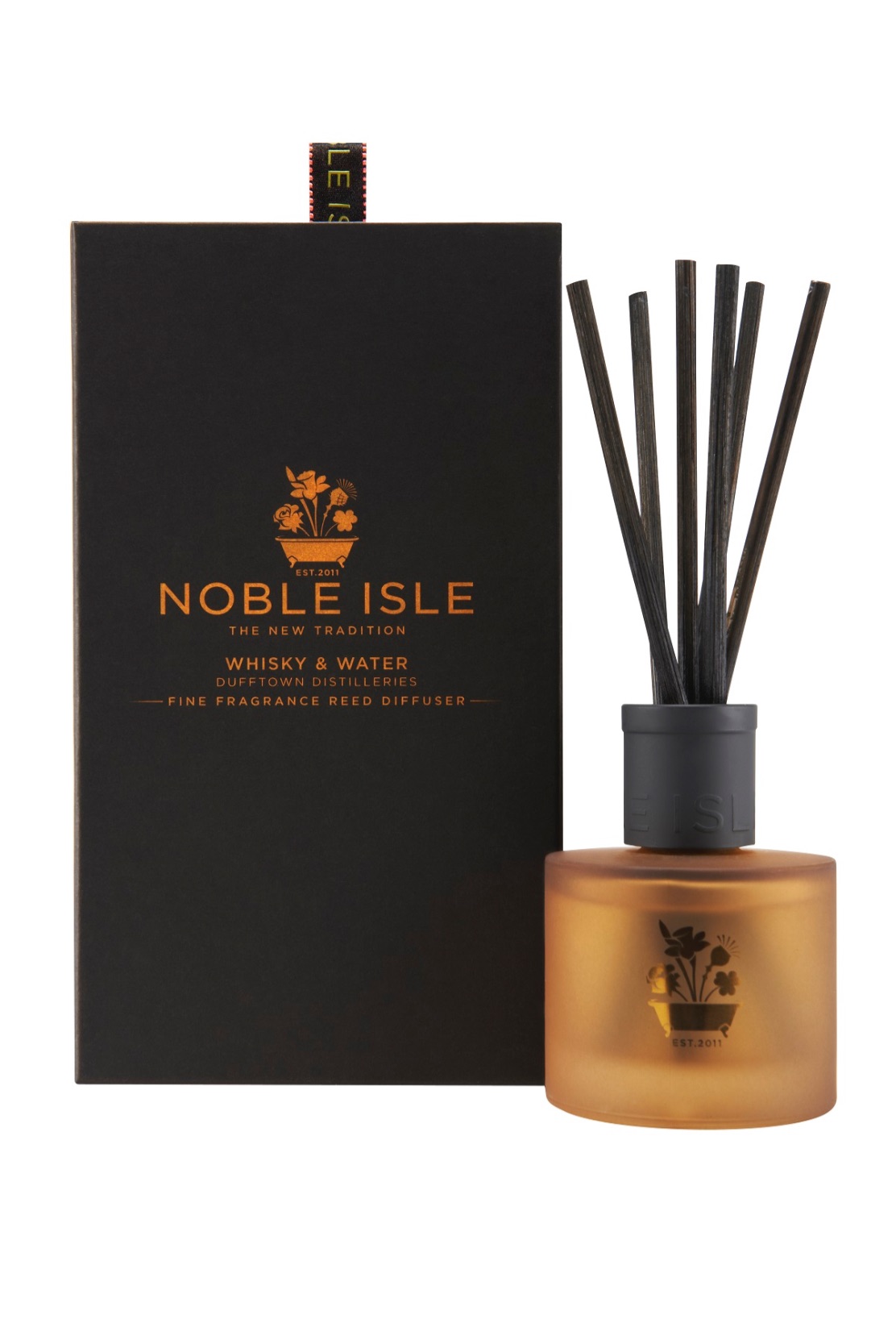 Noble Isle Whisky & Water Reed Diffuser 100ml - thefragrancecounter.co.uk