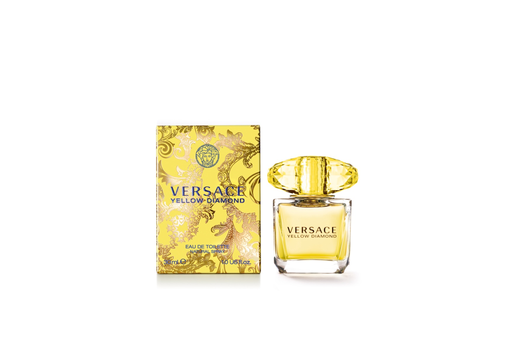 Versace Yellow Diamond Eau De Toilette 30ml - thefragrancecounter.co.uk
