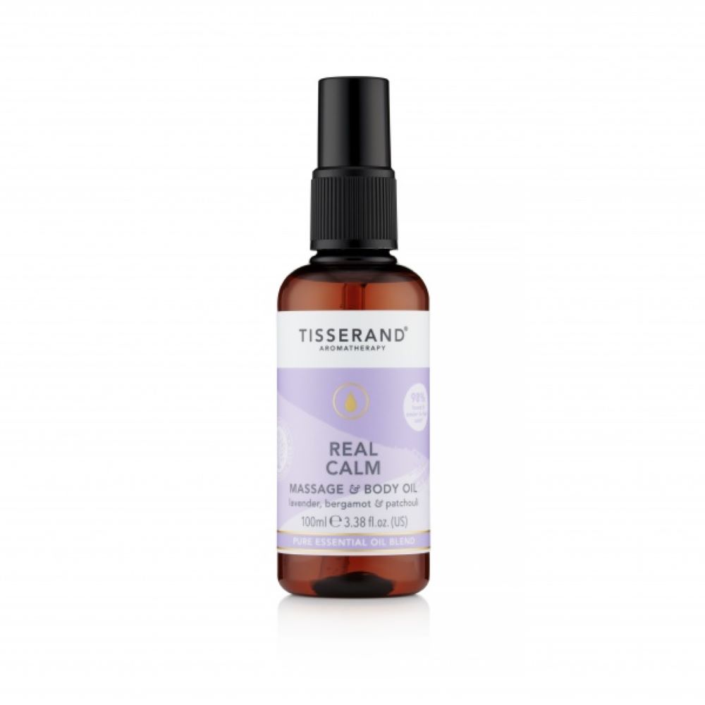 Tisserand Real Calm Massage & Body Oil 100ml - thefragrancecounter.co.uk